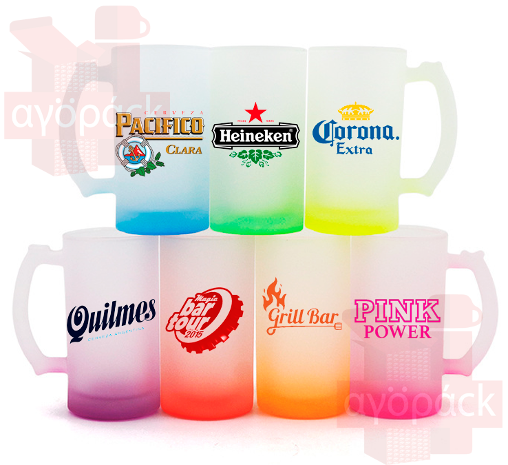 Tarro cervecero satinado fondo de color – Ayopaline